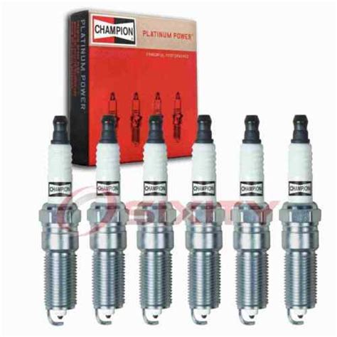 6 Bougies D Allumage Champion Platinum Pour 2001 Chrysler Sebring 2 7 L