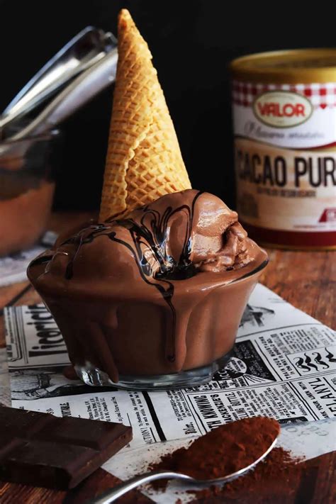 Helado De Chocolate Casero Mira Que F Cil Es Esta Receta