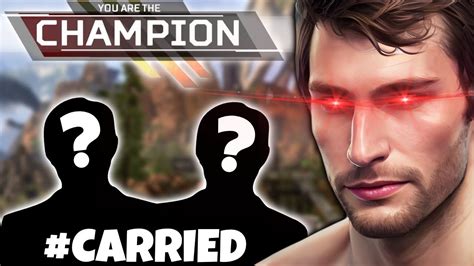 CARRYING Randoms In Solo Que Apex YouTube