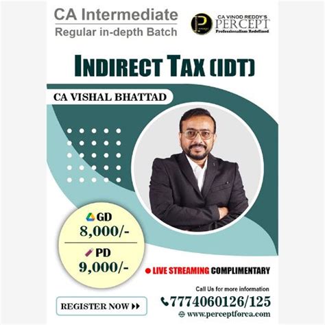 Gst Idt By Ca Vishal Bhattad