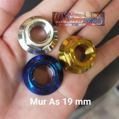 Jual Baut Mur Probolt Mur Drat M14 X 19 Mm Mur As Belakang Yamaha Matic