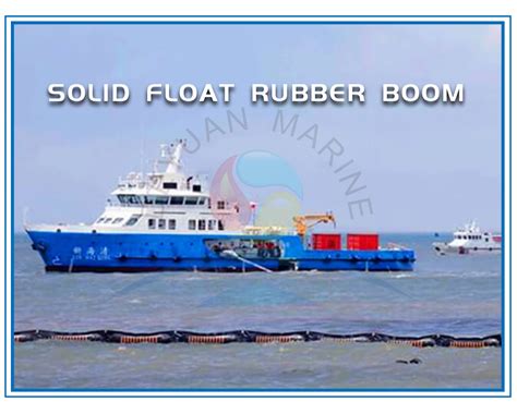 Solid Float Rubber Oil Containment Boom For Oil Spill China