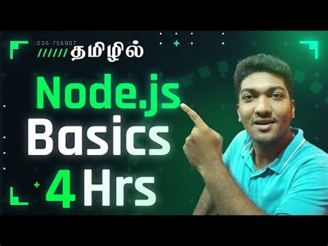 Node Js For Beginners In Tamil Full Video Youtube