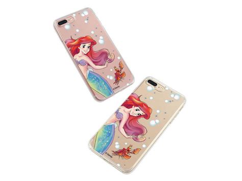 Capa Oficial Disney Pequena Sereia e Sebastião Transparente para Xiaomi