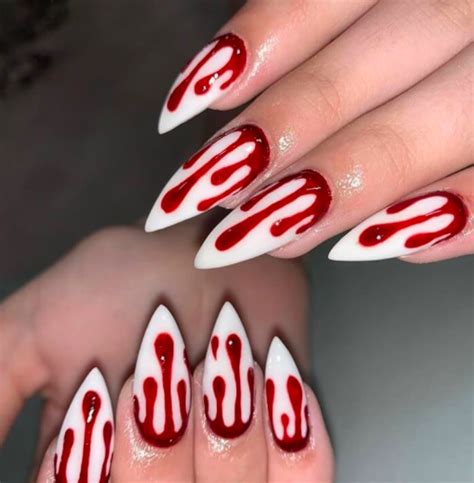 Blood Nail Art Designs For Halloween July Blossom
