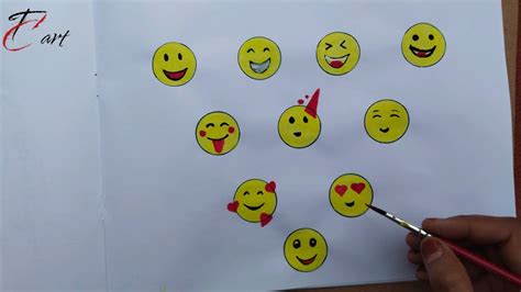 How To Draw A Emoji Easy Step By Step Emoji Drawing Youtube