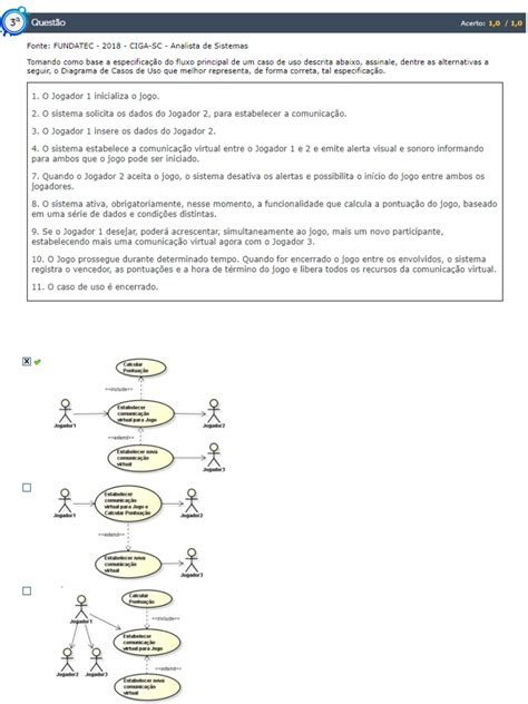 SIMULADO AV MODELAGEM DE SISTEMAS UML Modelagem De Sistemas