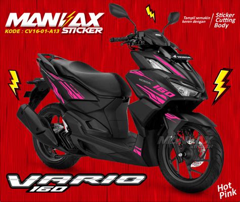 Cutting Sticker Vario New Striping Stiker Honda New Vario