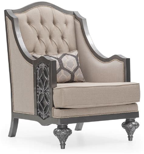 Casa Padrino Fauteuil De Salon Baroque De Luxe Beige Gris Fauteuil