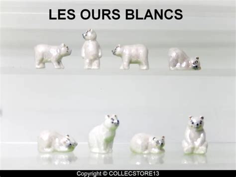 Serie Complete De Feves Les Ours Blancs Eur Picclick Fr