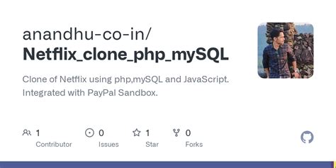 github anandhu co in netflix clone php mysql clone of netflix using php mysql and javascript