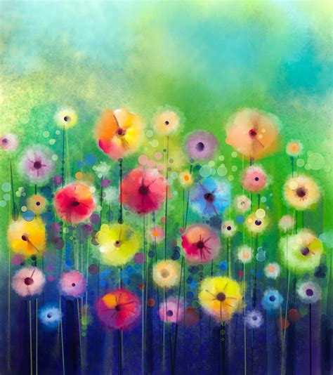 Oil Painting Flowers Wallpapers Top Free Oil Painting Flowers