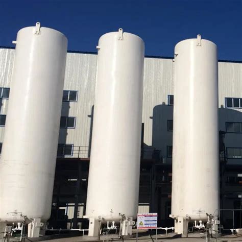 150m3 Vacuum Cryogenic Storage Tank Vertical Double Layer 2m3 Liquid