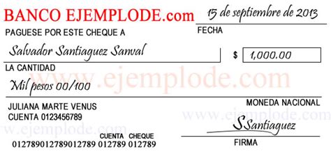 Introducir 42 Imagen Modelo Cheque Para Rellenar Abzlocal Mx