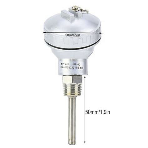 Rtd Pt100 Temperature Sensor Probe 3 4 Npt Thread Thermocouple