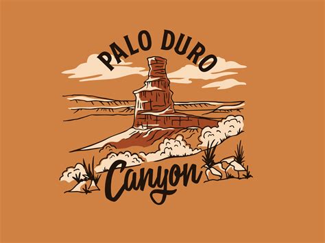 Palo Duro Canyon By SG Kivett On Dribbble