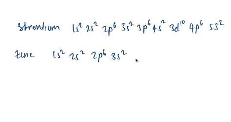 Solved Write The Full Electron Configuration S S Etc For