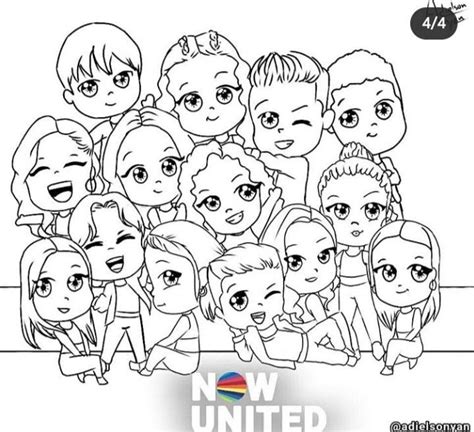 Now United Para Colorir Blog Ana Giovanna Artofit