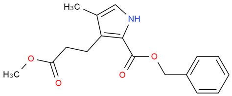 1H Pyrrole 3 Propanoic Acid 4 Methyl 2 Phenylmethoxy Carbonyl