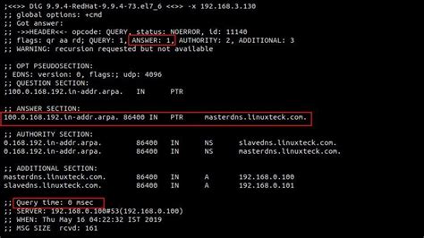 How To Install And Configure Master Slave Dns In Centos Rhel 76 Linuxteck Linuxteck