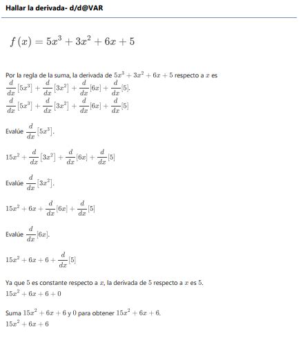 Soluci N Ejercicios Teoremas De Derivadas