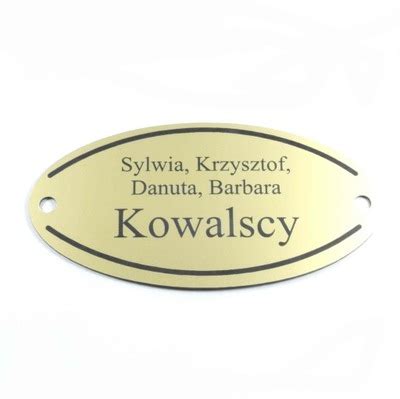 TABLICZKA NA DRZWI Z NAZWISKIEM SZYLDY WZÓR TERJE 8108444346