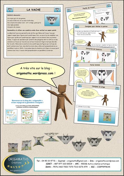 ORIGAMATHS Créations on Twitter Quand les exercices de constructions