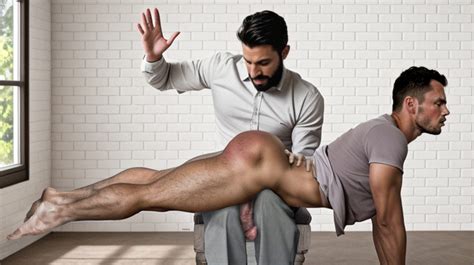 Bouncin And Spankin Art By Franco Jock Spank Male Spanking