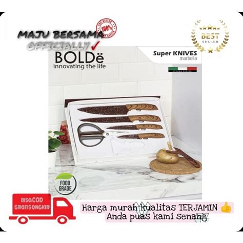 Jual Mb Set Pisau In Bolde Super Knifes Marbella Pcs Set