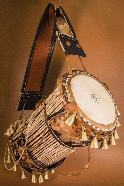 Authentic Nigerian Traditional Talking Drum Iya Ilu Gangan Large Mother