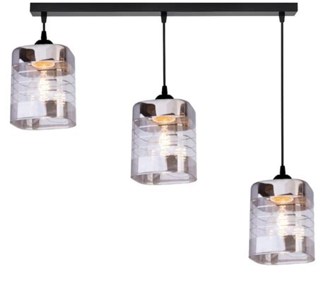 Szklana Lampa Wisząca Sufitowa Żyrandol Plafon LED ShopLamp pl