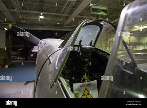 Supermarine Spitfire Vb Cockpit Stock Photo Alamy