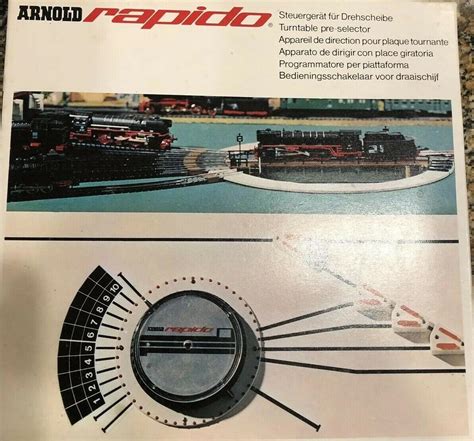 Arnold Rapido N Scale Turntable Pre Selector Vintage S Nib