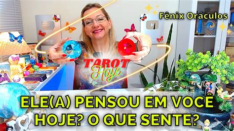 Ele a PENSOU em MIM hoje O que SENTE quando pensa Próximos