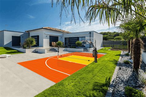 Revêtement de sol pour terrains multisports Basketball et Volleyball