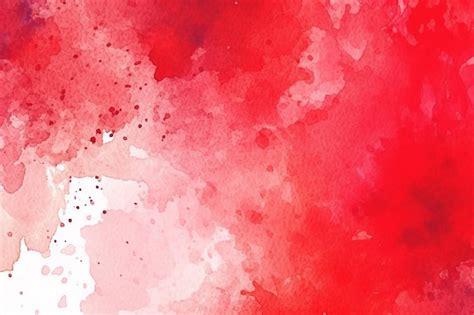 Fundo Vermelho Aquarela Foto Premium