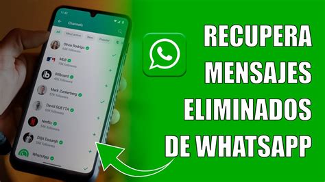 Cmo Recuperar Mensajes Eliminados En Whatsapp Sin Copia De Seguridad En