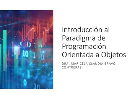 6 Introducción al paradigma de POO Introducción al Paradigma de