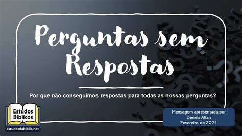 Perguntas Sem Respostas YouTube
