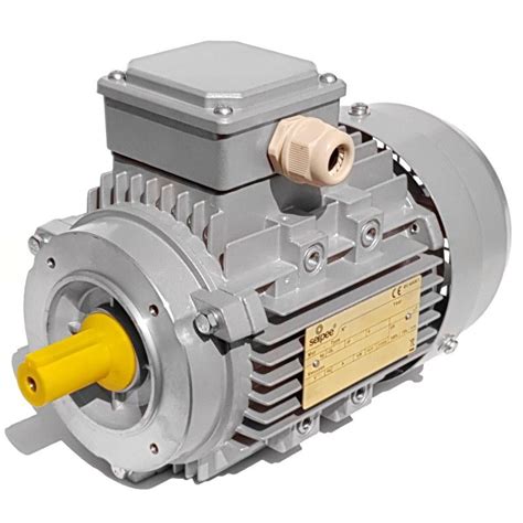 Moteur Electrique Triphase 1 5 KW 2 HP 1400 Rpm B14 MEC 90 230 400v
