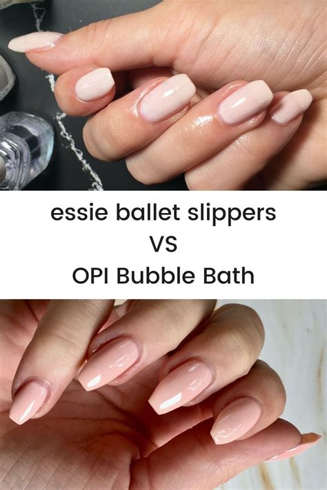 Opi Bubble Bath Gel Ballet Slippers Nail Polish Beauty Nails Makeup