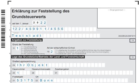 Grundsteuererklärung 2022 Online vom Steuerberater