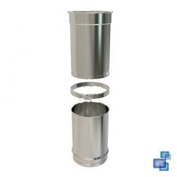 Codo Chimenea Di Metro Inox Simple Pared Psli Bi Convesa