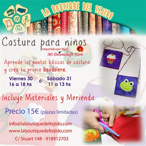 Taller de Costura para Niños Mi Desenchufe