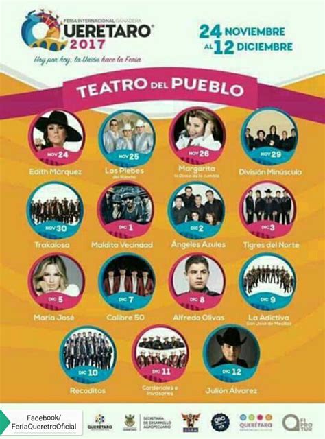 Feria Querétaro 2017 palenque y teatro del pueblo Feria Querétaro 2023