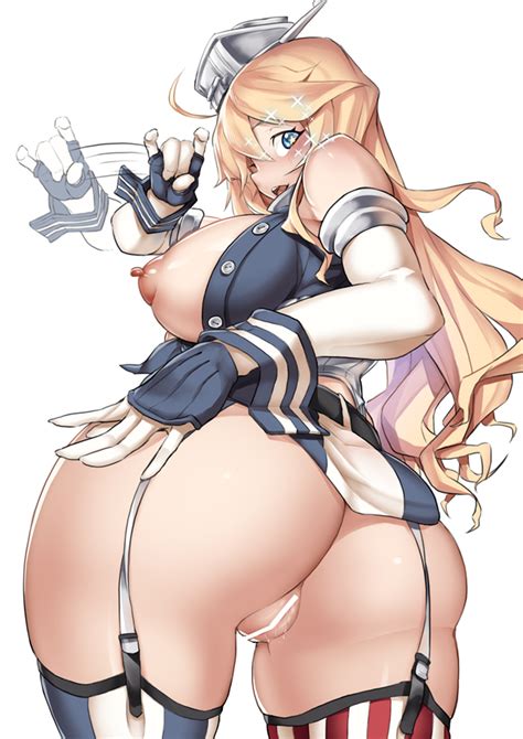 Rule 34 American Flag American Flag Legwear Areolae Ass Bare Shoulders Belt Blonde Hair Blue