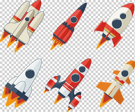 Nave Espacial De Cohetes Cohete De Dibujos Animados Personaje Animado