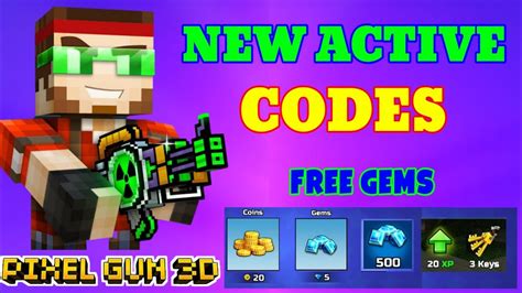 Active Code Pixel Gun D Promo Codes New Pixel Gun D Codes Youtube