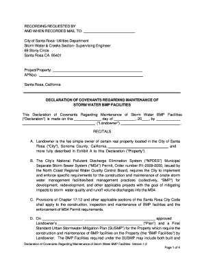 Fillable Online RECORDING REQUESTED BY AND WHEN RECORDED MAIL TO City