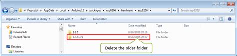 how to resolve “board generic platform esp8266 package esp8266 is unknown” error — esp8266